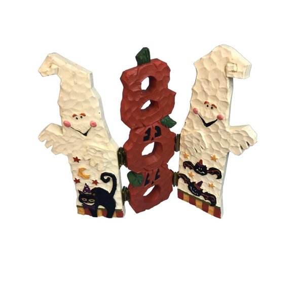 Enesco | Holiday | Enesco Halloween Ghost Boo Figurine Stand Vintage ...